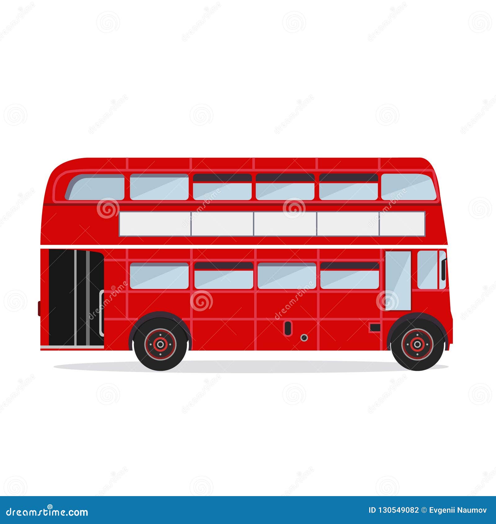 Vettore Siluetta Colorata Bus Di Londra Illustrazione Vettoriale ...