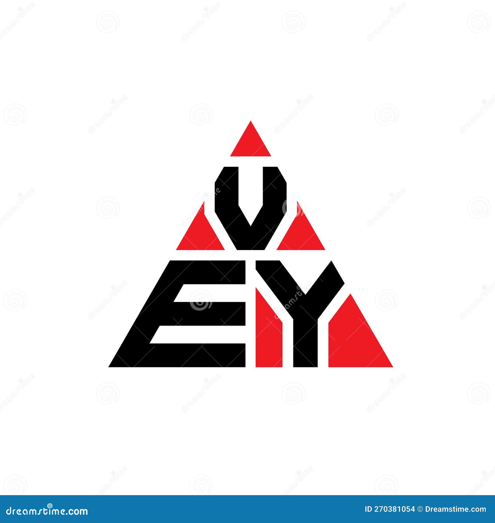 VEY Triangle Letter Logo Design with Triangle Shape. VEY Triangle Logo ...