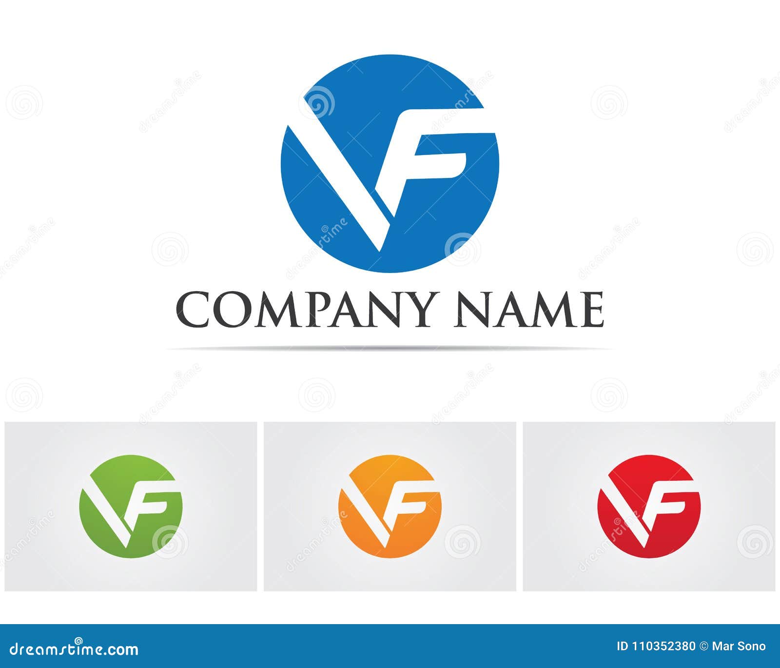 VF Letters Logo and Symbols Stock Vector - Illustration of business ...