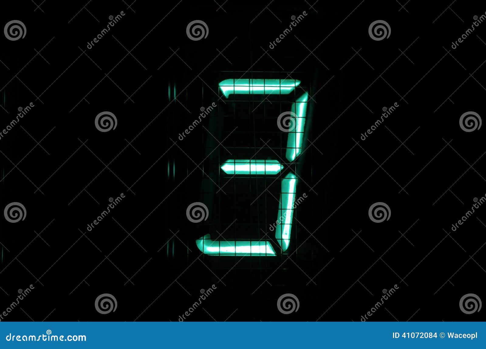 VFD digit stock photo. Image of grid, electronics, information - 41072084