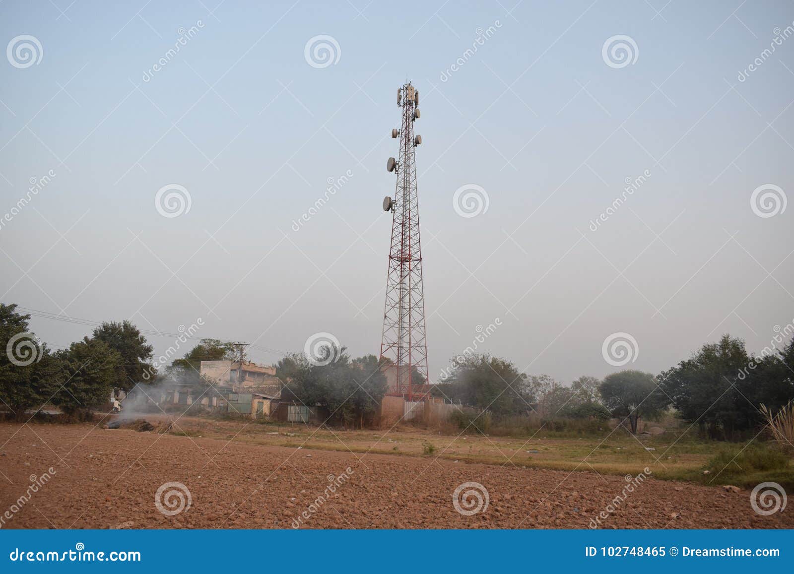 Vfone & Ufone Tower Network Coverage Tower Stock Image - Image of tower ...