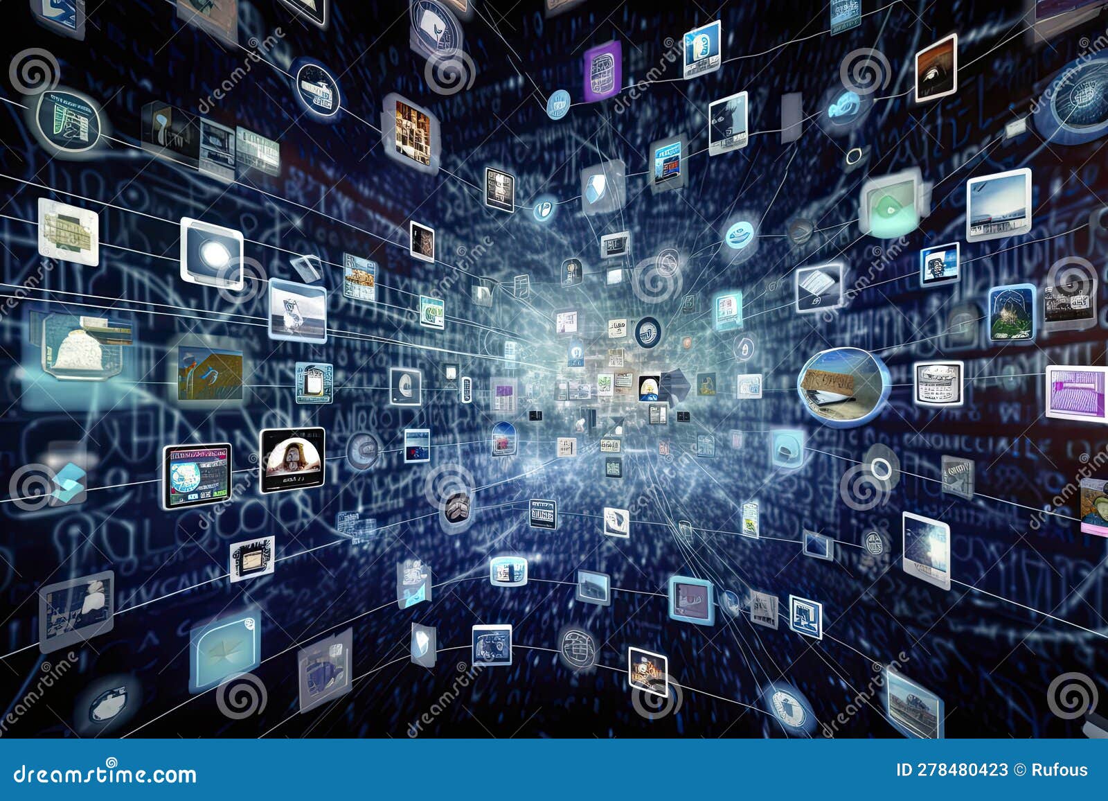 VFX Digitally Generated Background with Virtual Social Media Reality ...