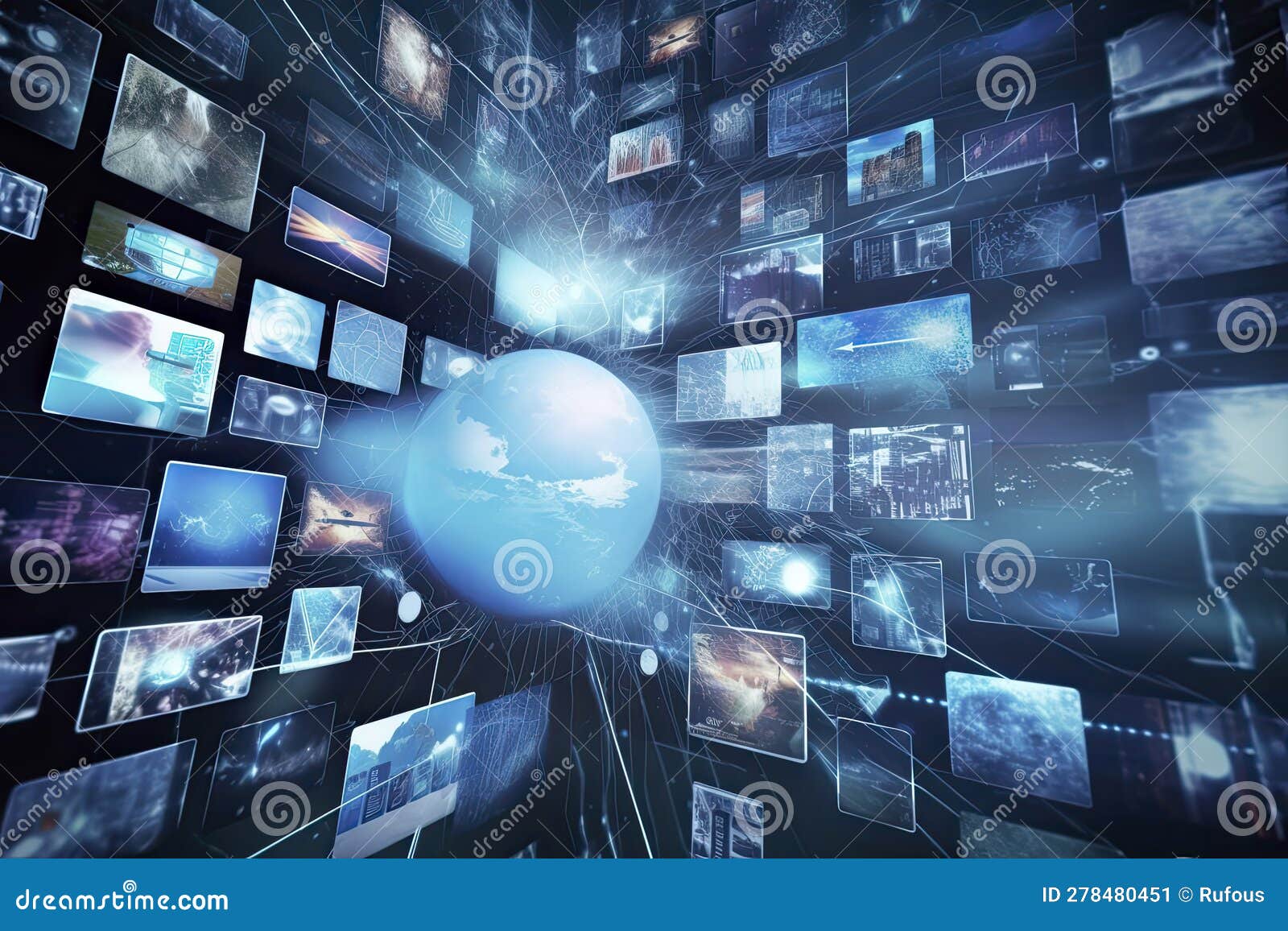 VFX Digitally Generated Background with Virtual Social Media Reality ...