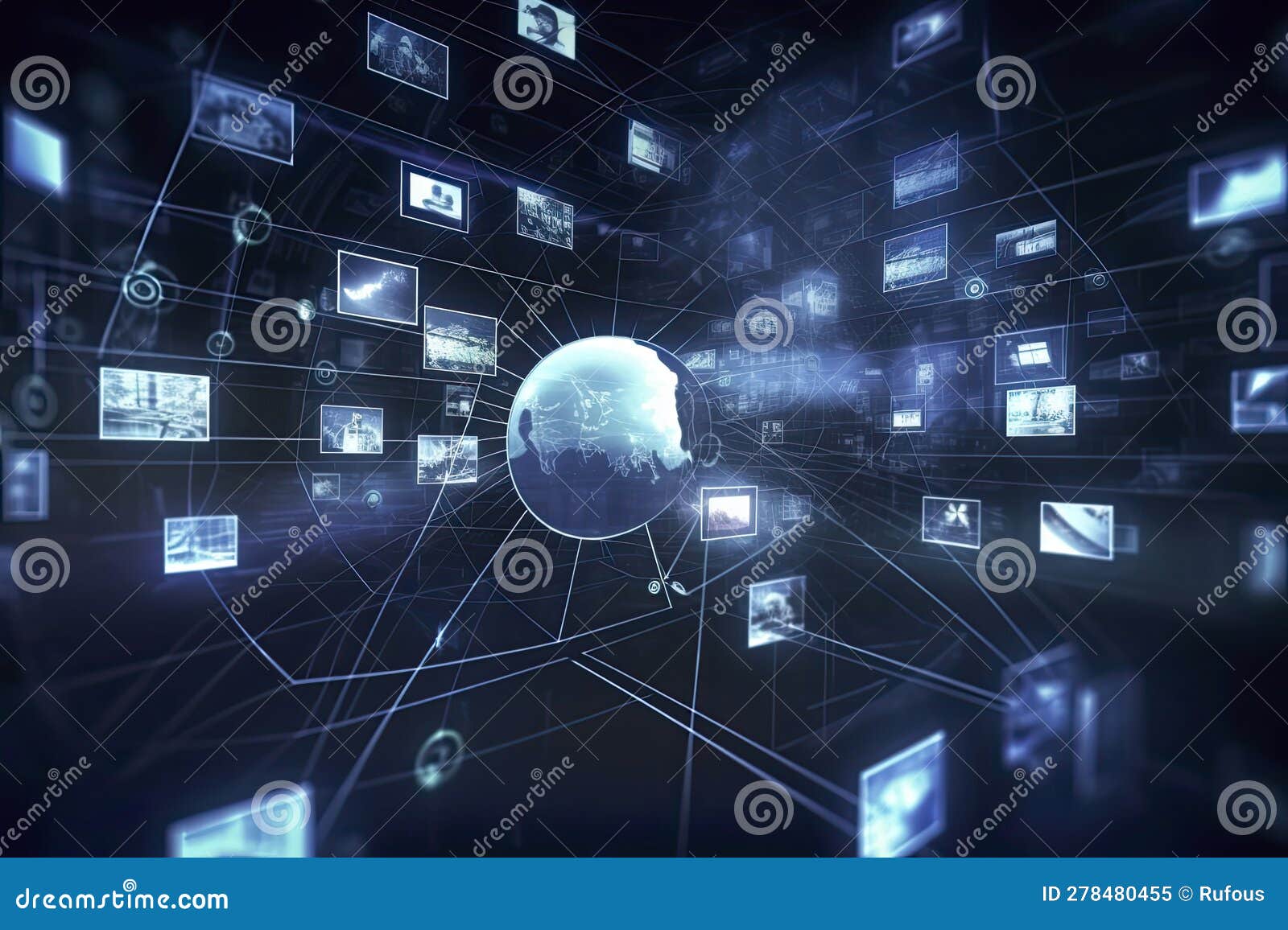 VFX Digitally Generated Background with Virtual Social Media Reality ...