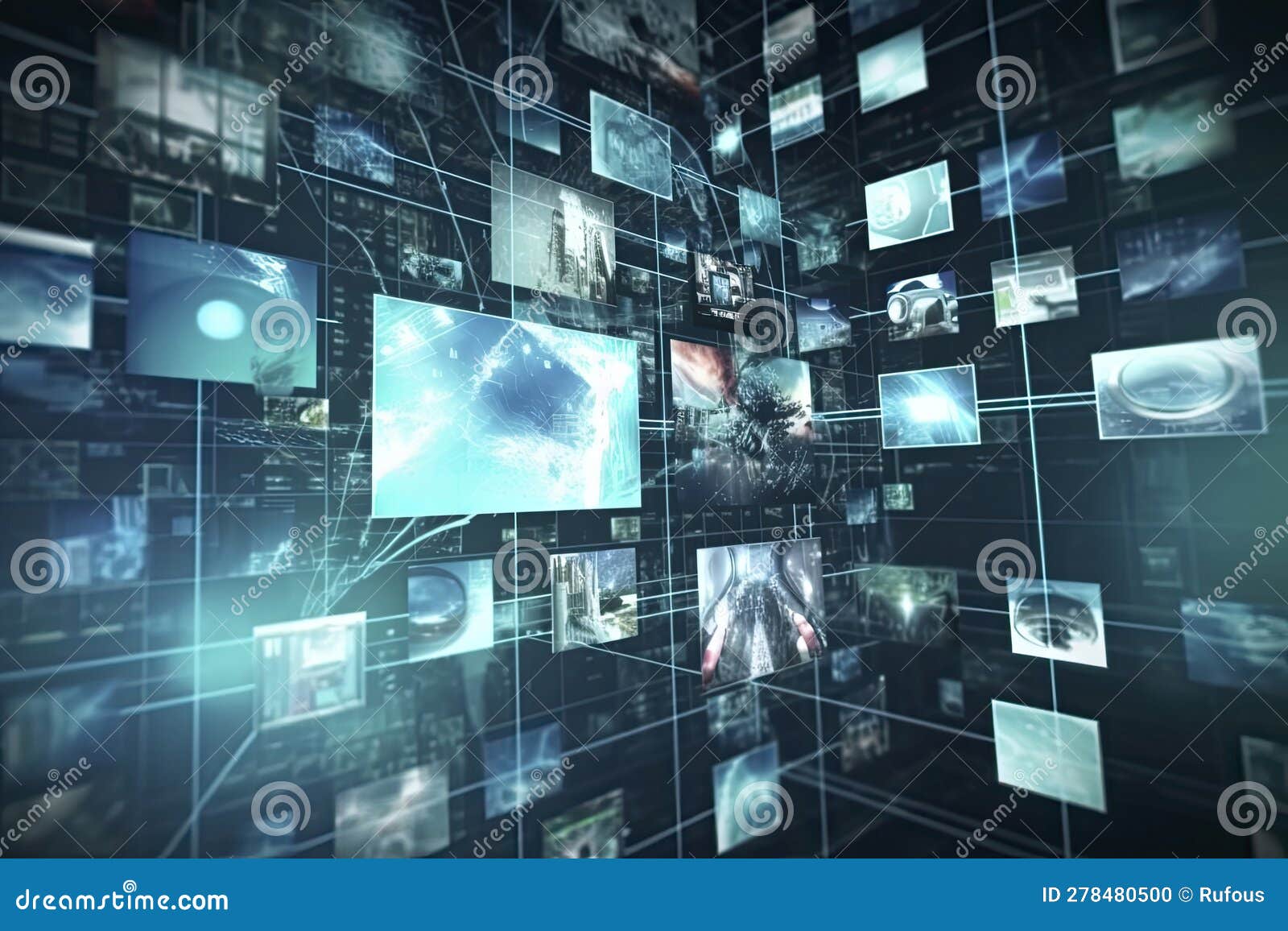 VFX Digitally Generated Background with Virtual Social Media Reality ...