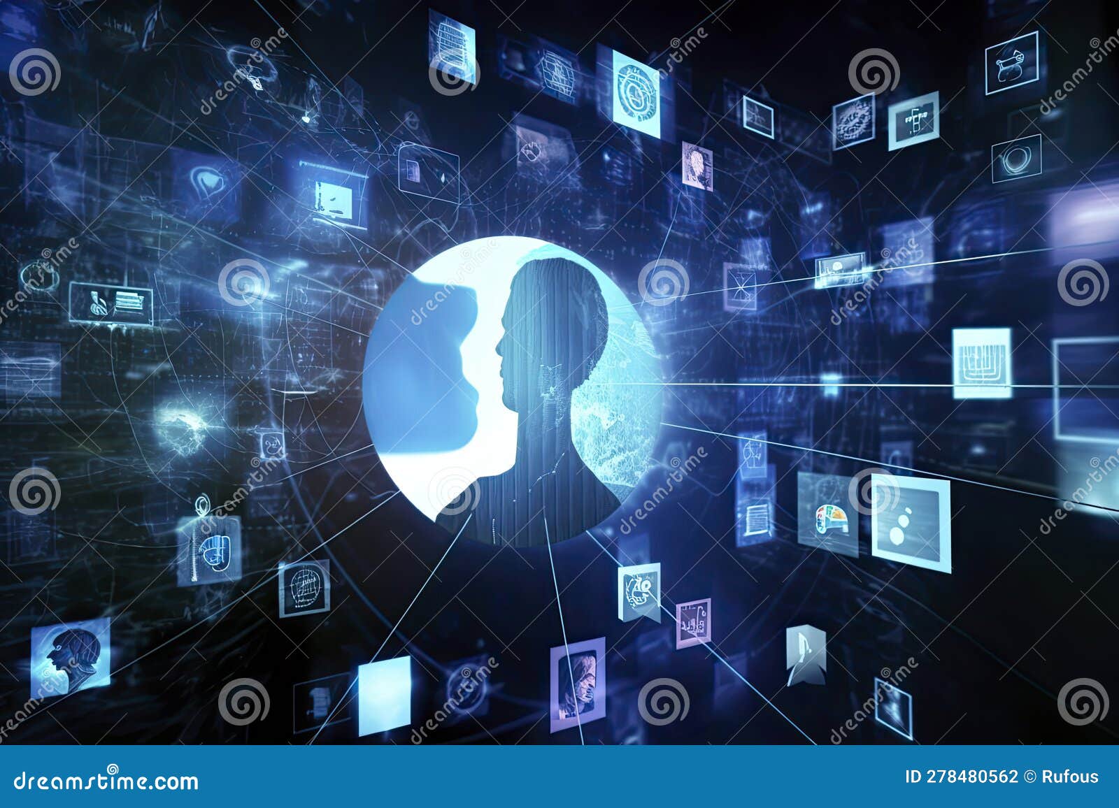 VFX Digitally Generated Background with Virtual Social Media Reality ...