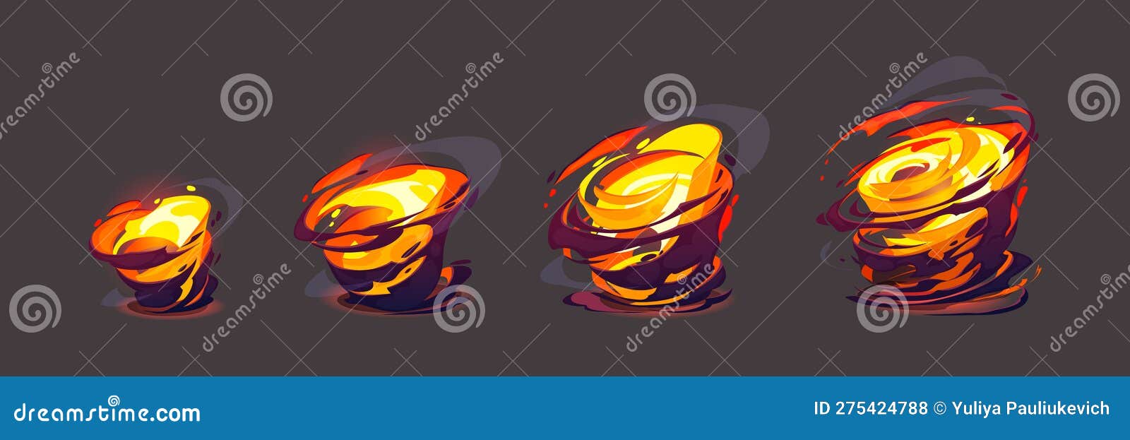 Vfx Tornado Storm Sprite Animation Effect For Game Vector Illustration ... Vfx Tornado Storm Sprite Animation Effect For Game Vector Illustration ...