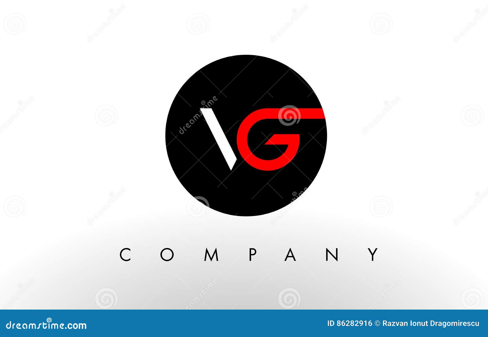 VG Logo. Letter Design Vector. Stock Vector - Illustration of vector ...