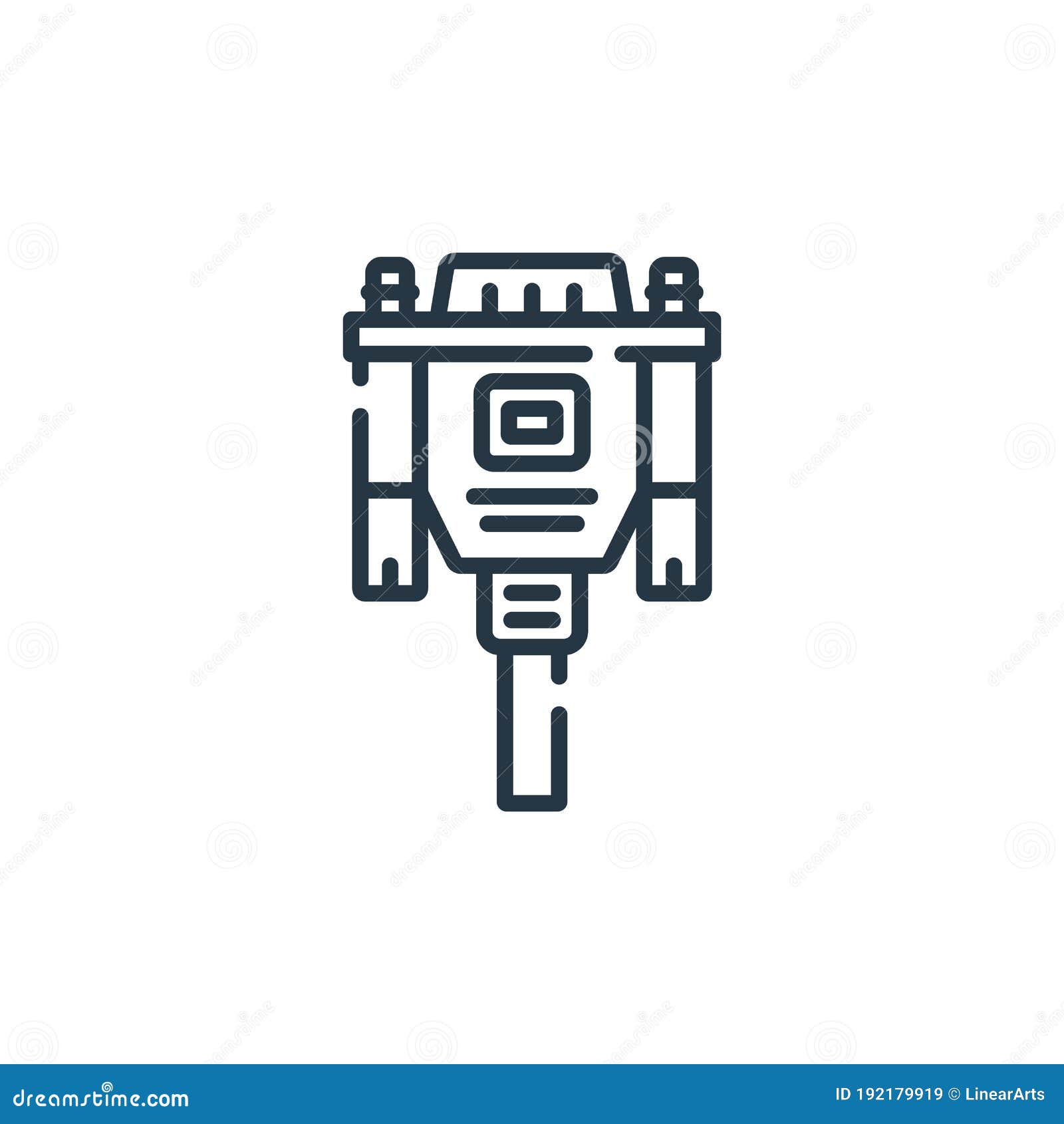 Vga Cable Icon Vector from Hardware Concept. Thin Line Illustration of ...