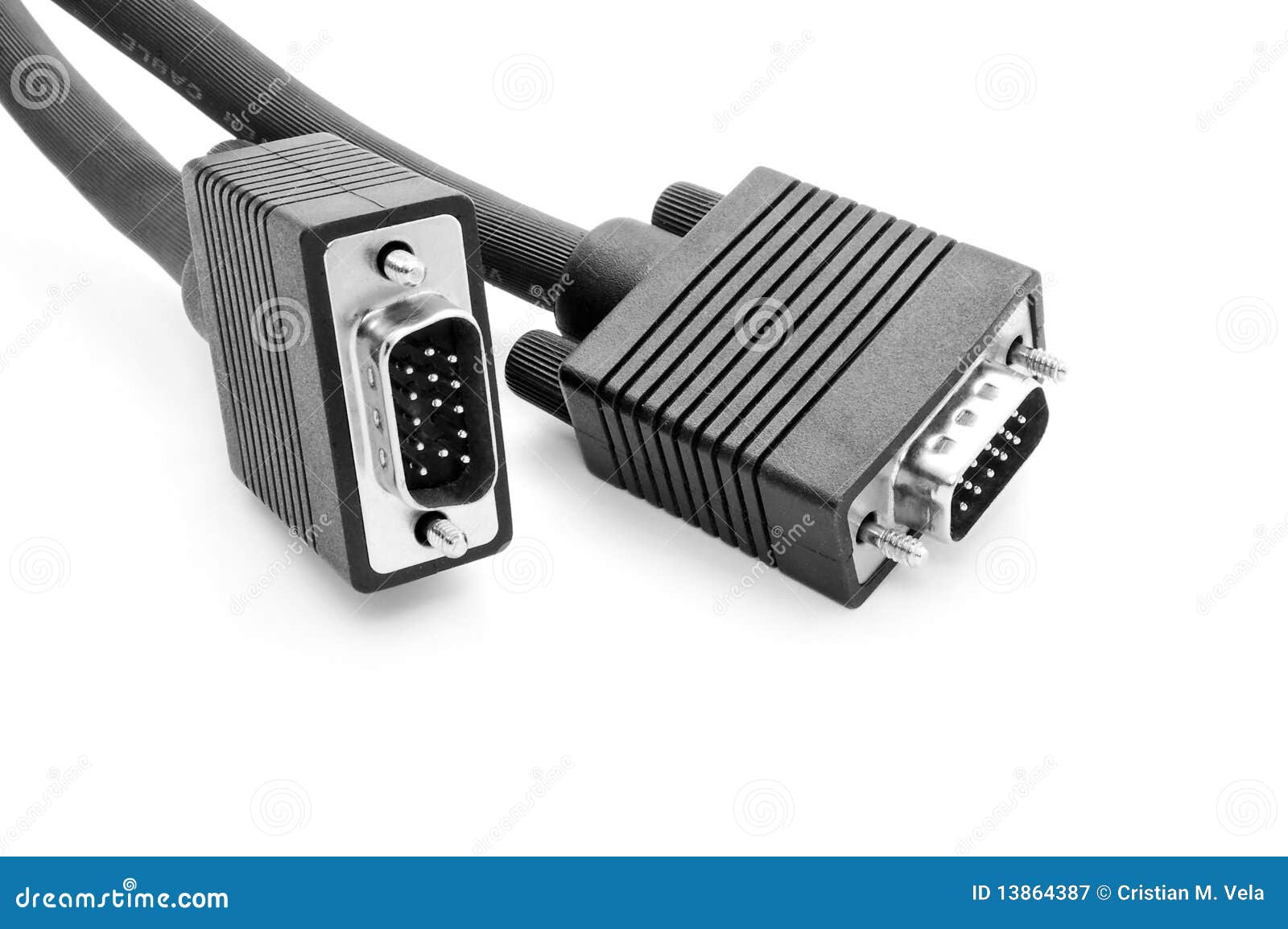 Vga cables stock image. Image of component, board, hardware - 13864387