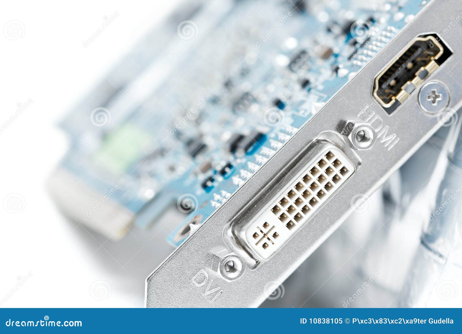 VGA card stock image. Image of connector, component, board - 10838105