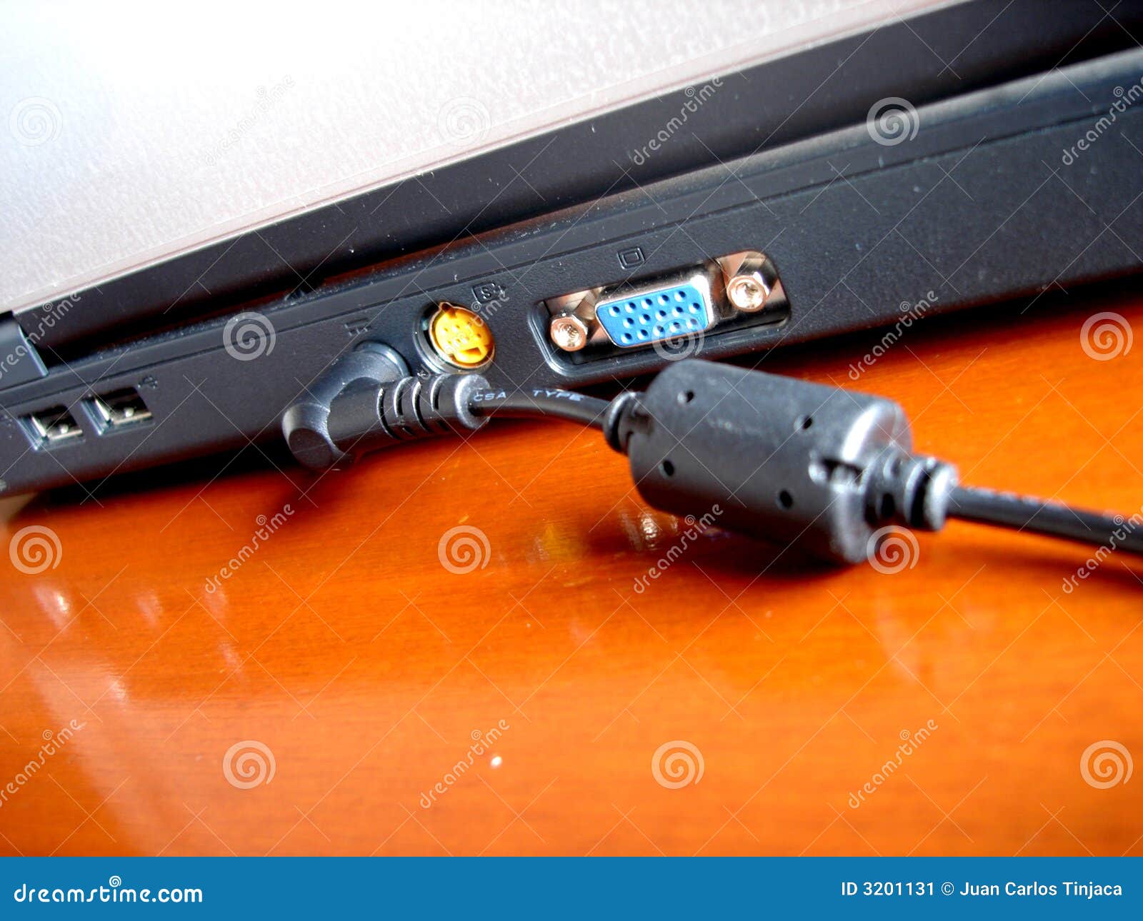 VGA Connection stock image. Image of blue, mouse, connection - 3201131