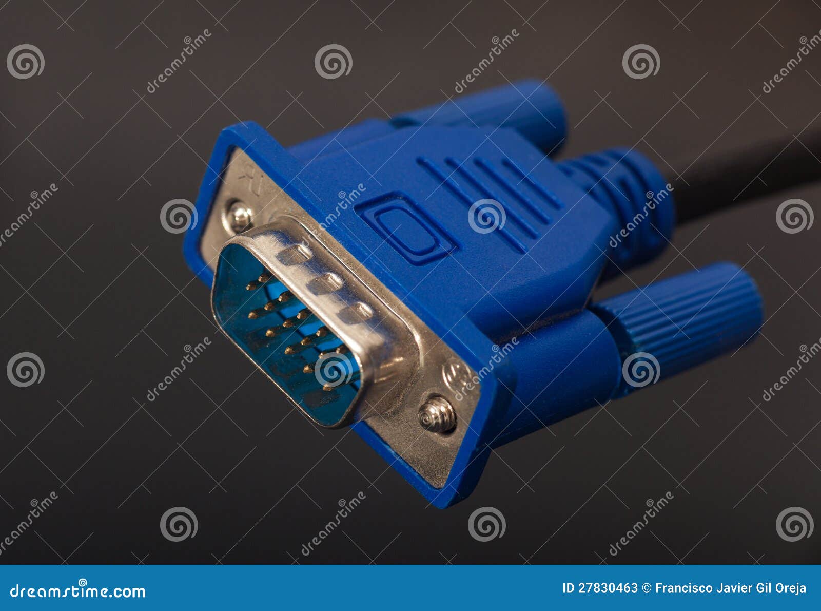 VGA connector stock image. Image of connector, monitor - 27830463