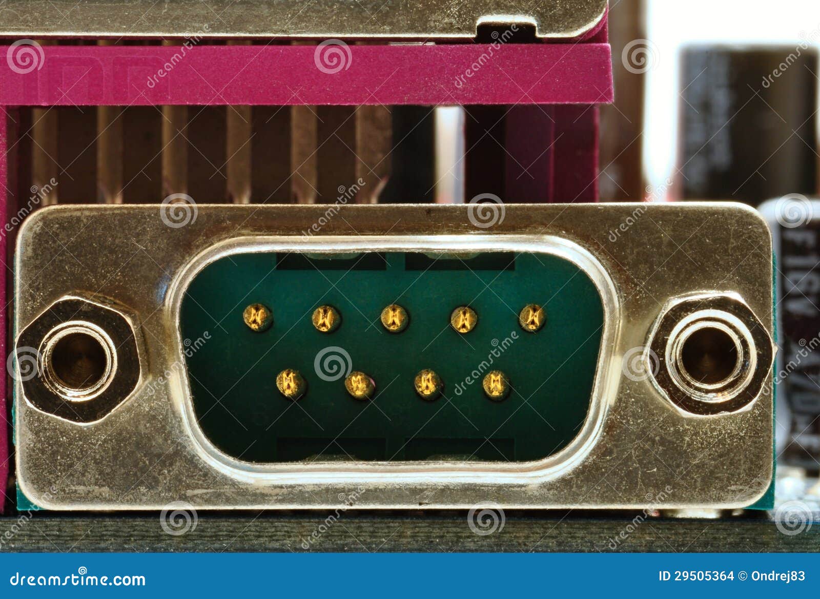 VGA connector stock photo. Image of equipment, closeup - 29505364