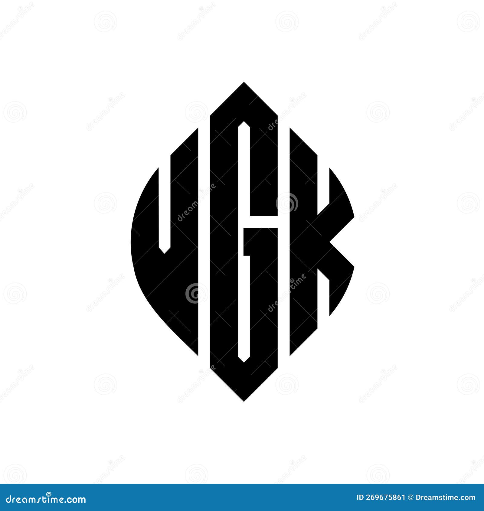 VGK Circle Letter Logo Design with Circle and Ellipse Shape. VGK ...