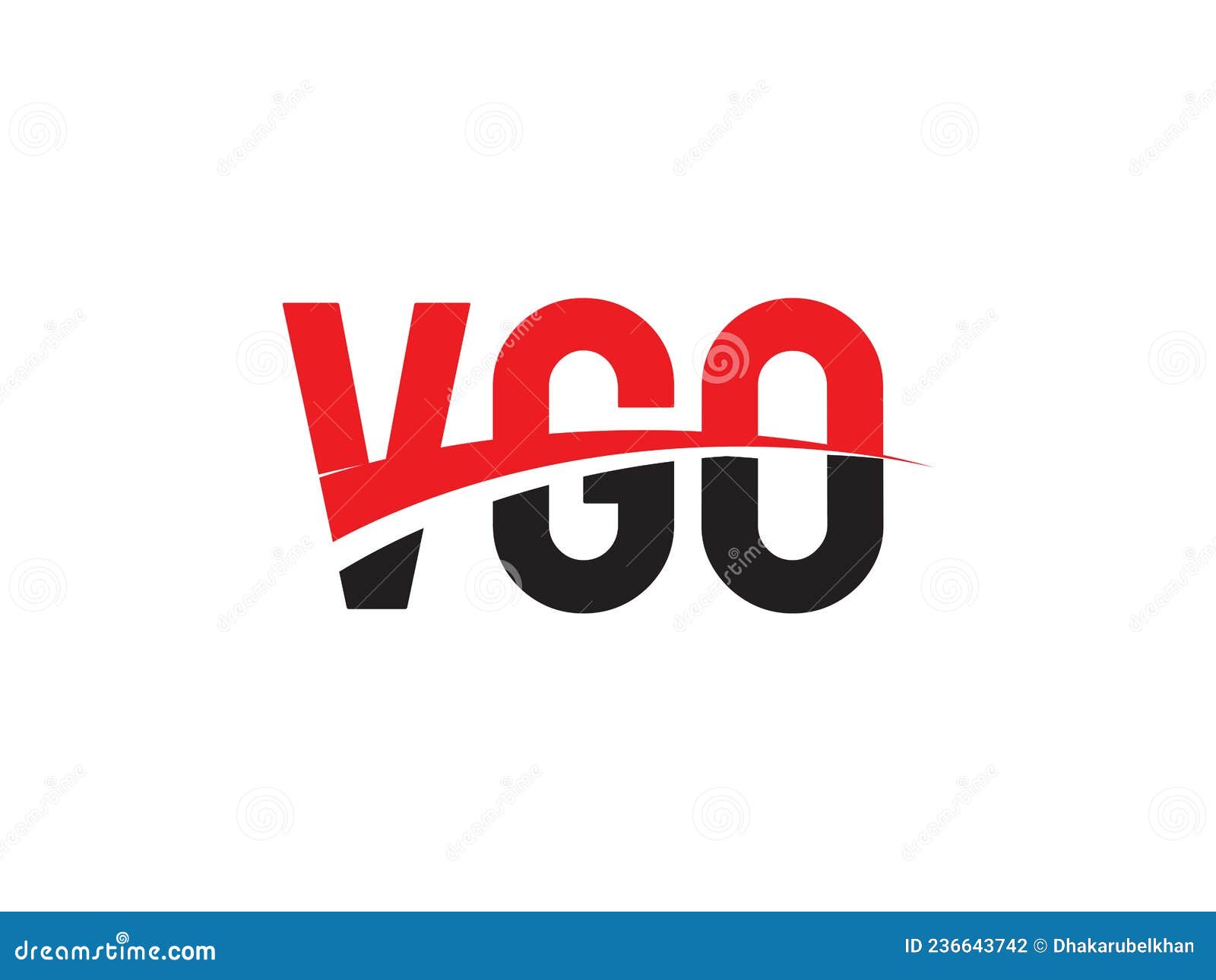 VGO Letter Initial Logo Design Vector Illustration Stock Vector ...