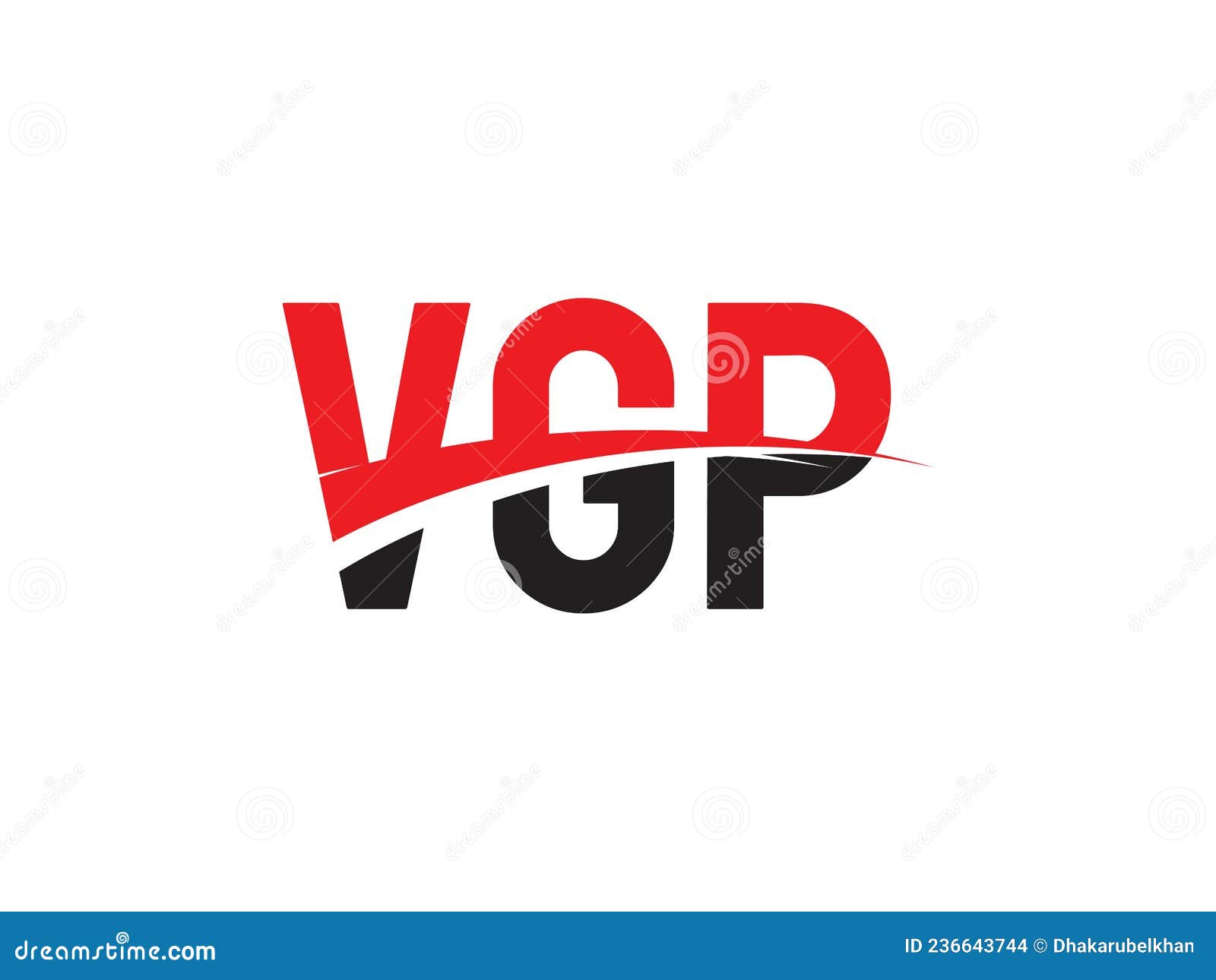 VGP Letter Initial Logo Design Vector Illustration Stock Vector ...