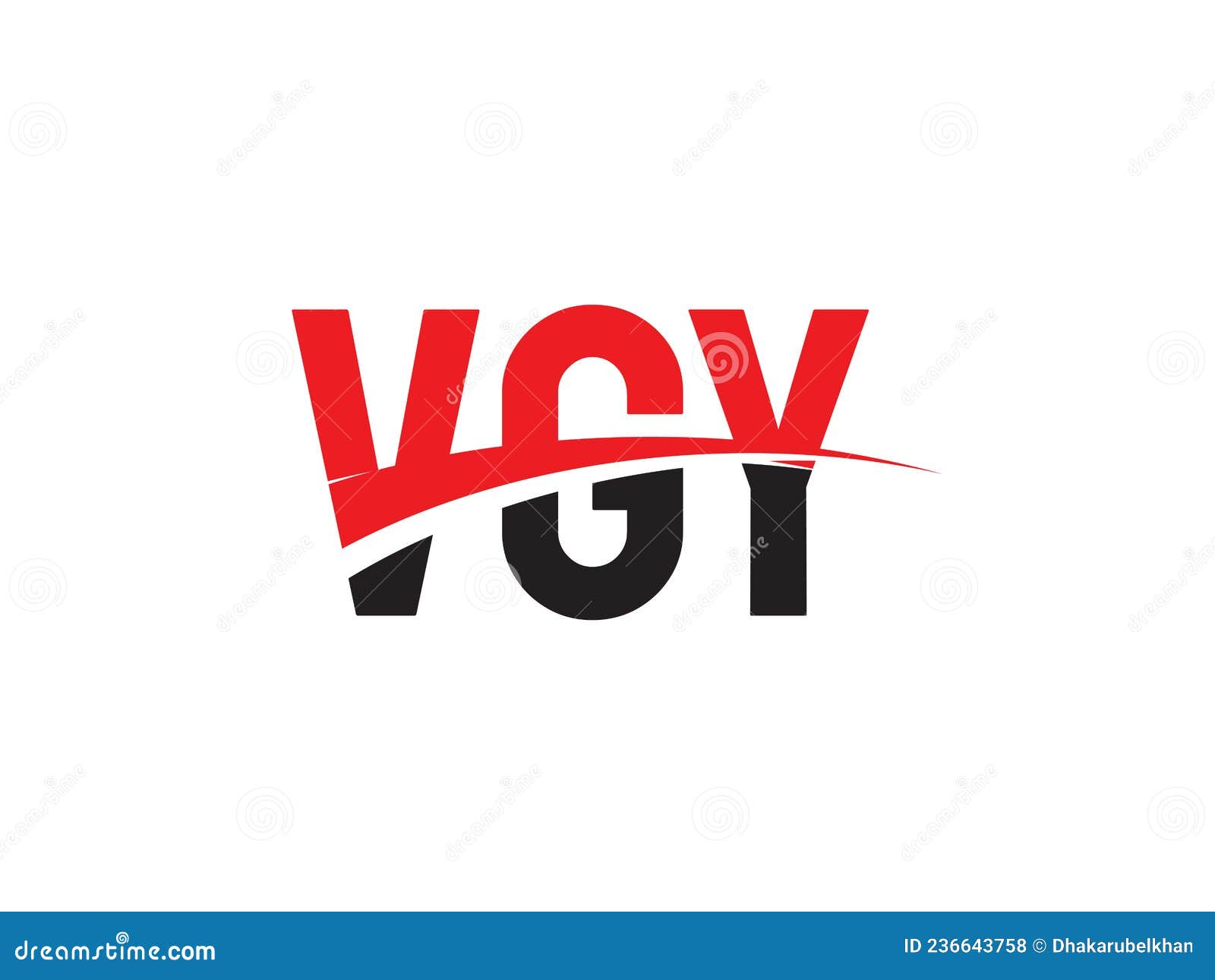 VGY Letter Initial Logo Design Vector Illustration Stock Vector ...