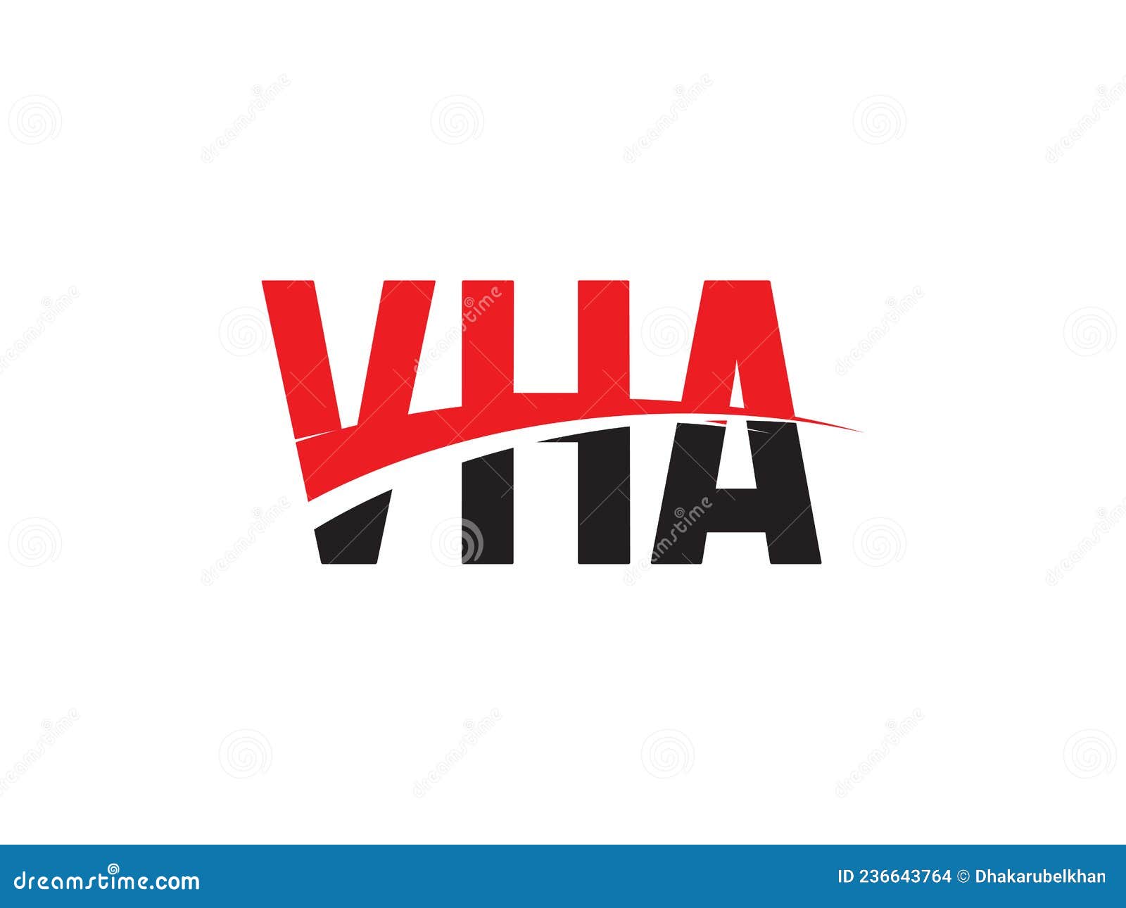 VHA Letter Initial Logo Design Vector Illustration Stock Vector ...
