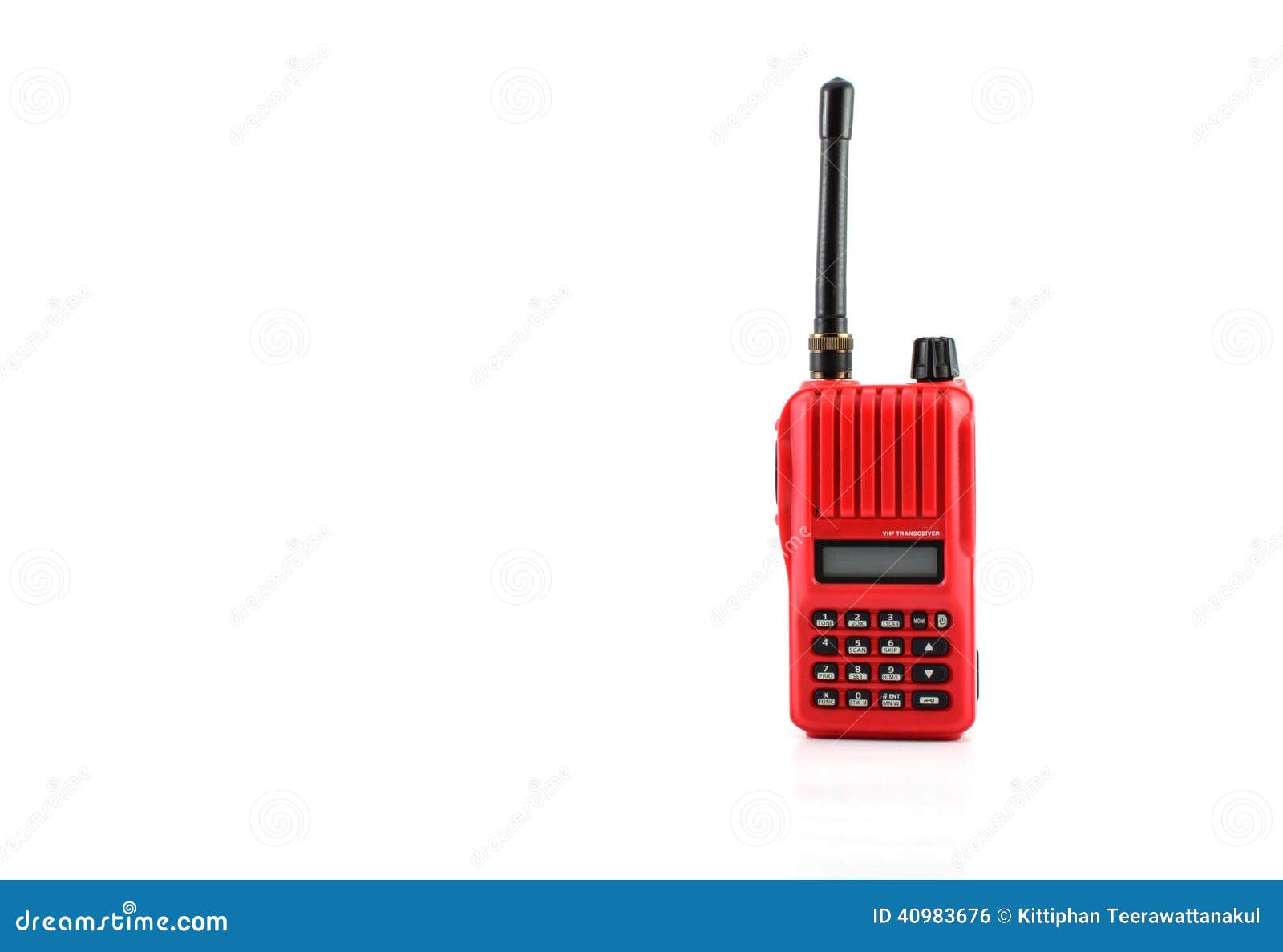VHF transceiver stock photo. Image of transceiver, walkie - 40983676