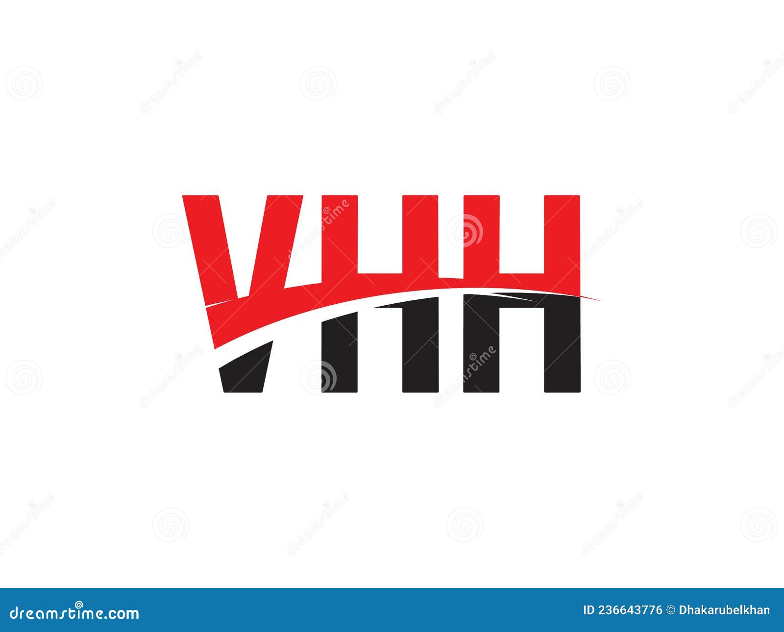VHH Letter Initial Logo Design Vector Illustration Stock Vector ...