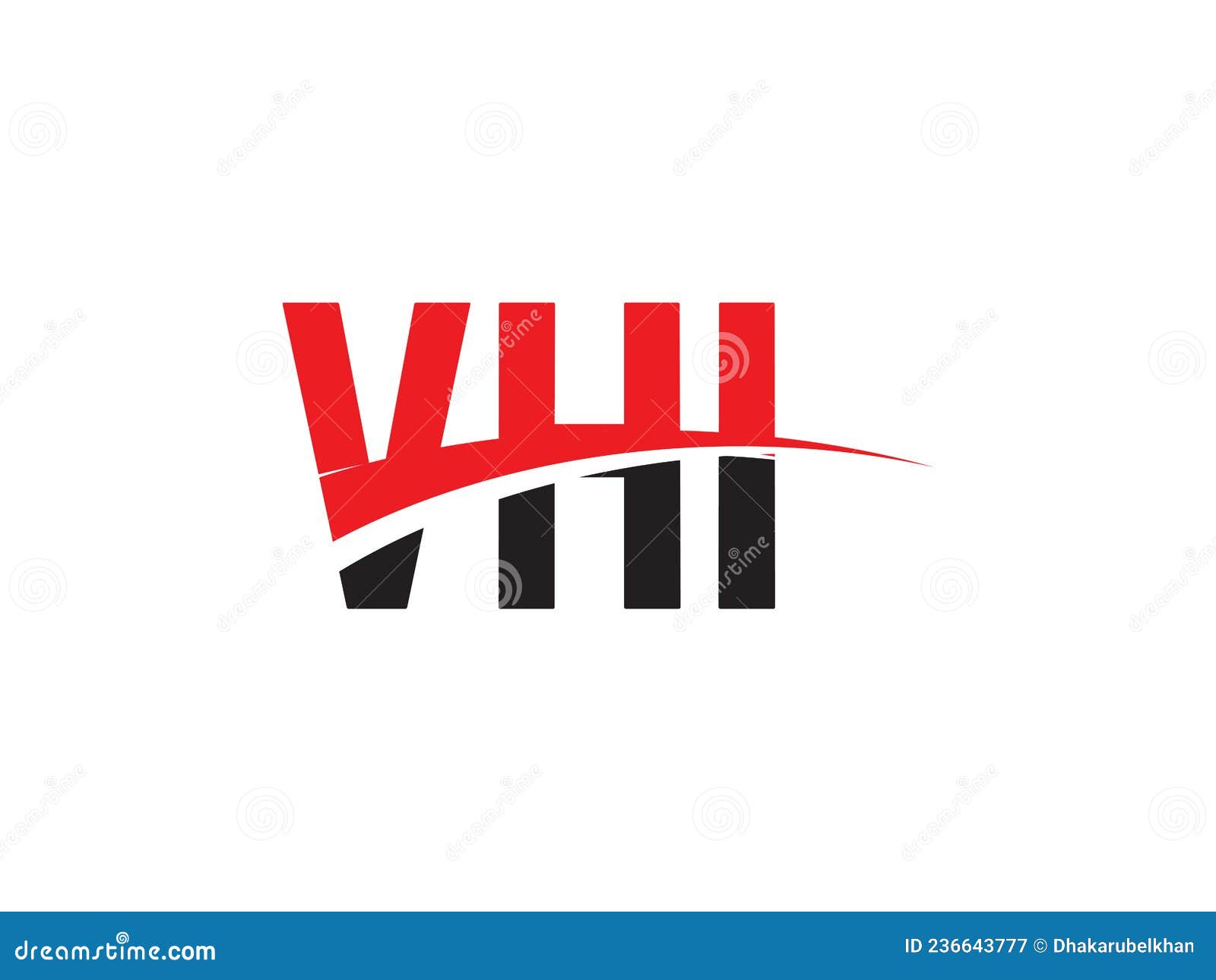 VHI Letter Initial Logo Design Vector Illustration Stock Vector ...