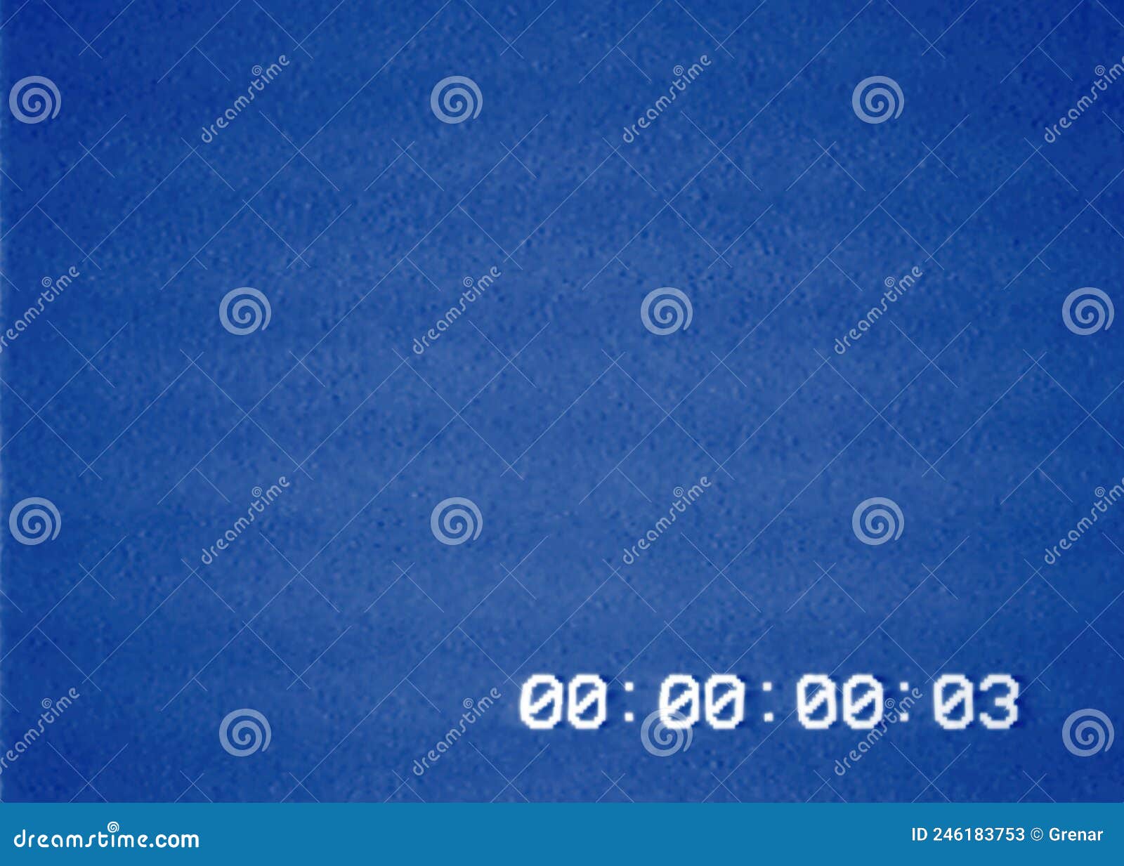 VHS Bad 30 Seconds Timecode Blue Stock Illustration - Illustration of ...