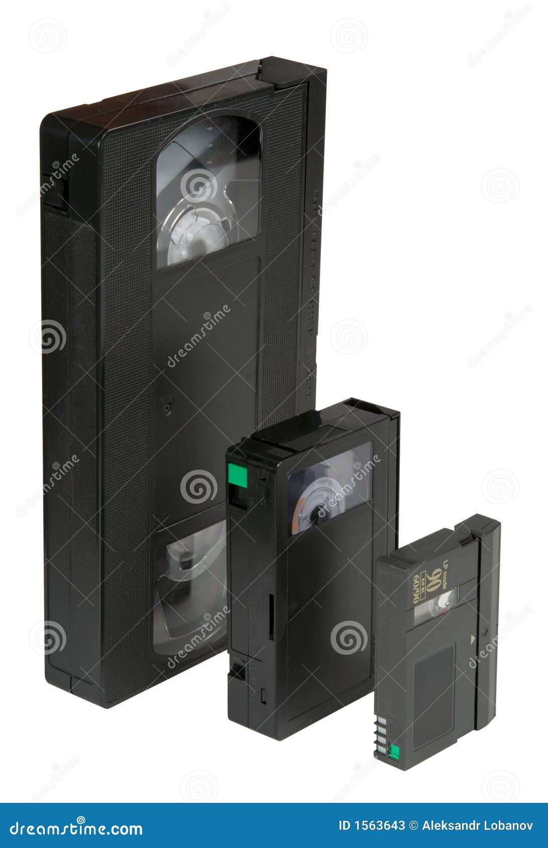 VHS da evolução imagem de stock. Imagem de câmara, pequeno - 1563643
