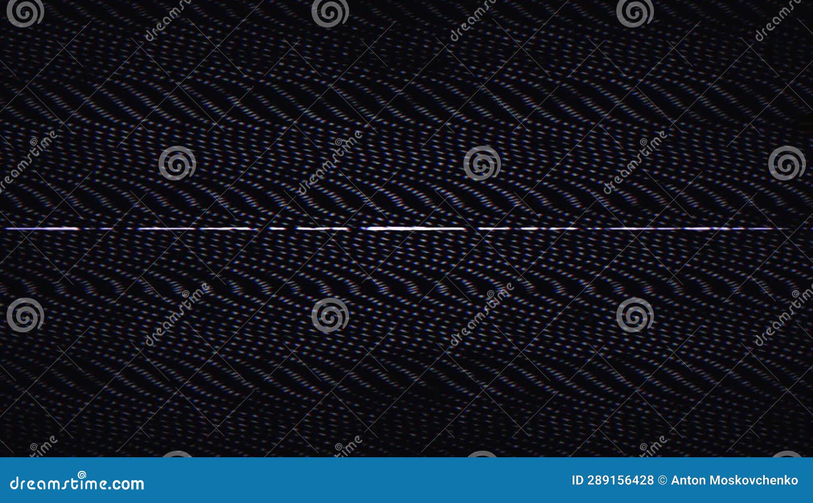 VHS Glitches Imitation, Static Noise Interference, Abstract Bg. Stock ...