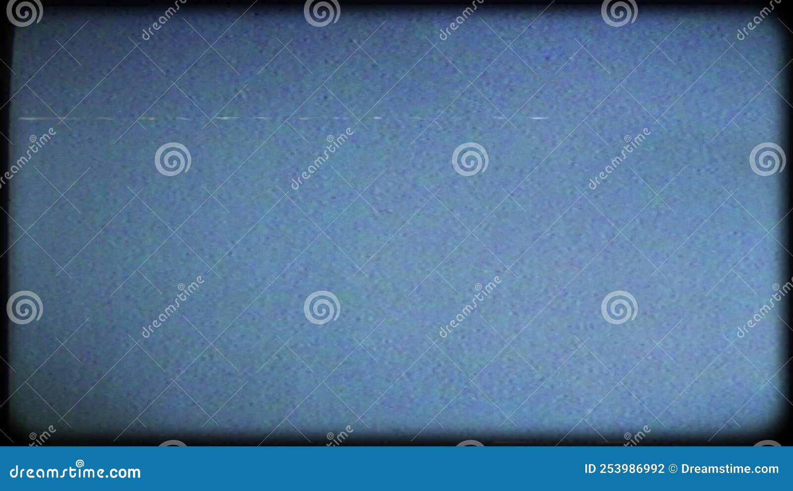 VHS and Kinescope. Effect of an Old TV with Kinescope Stock Footage ...