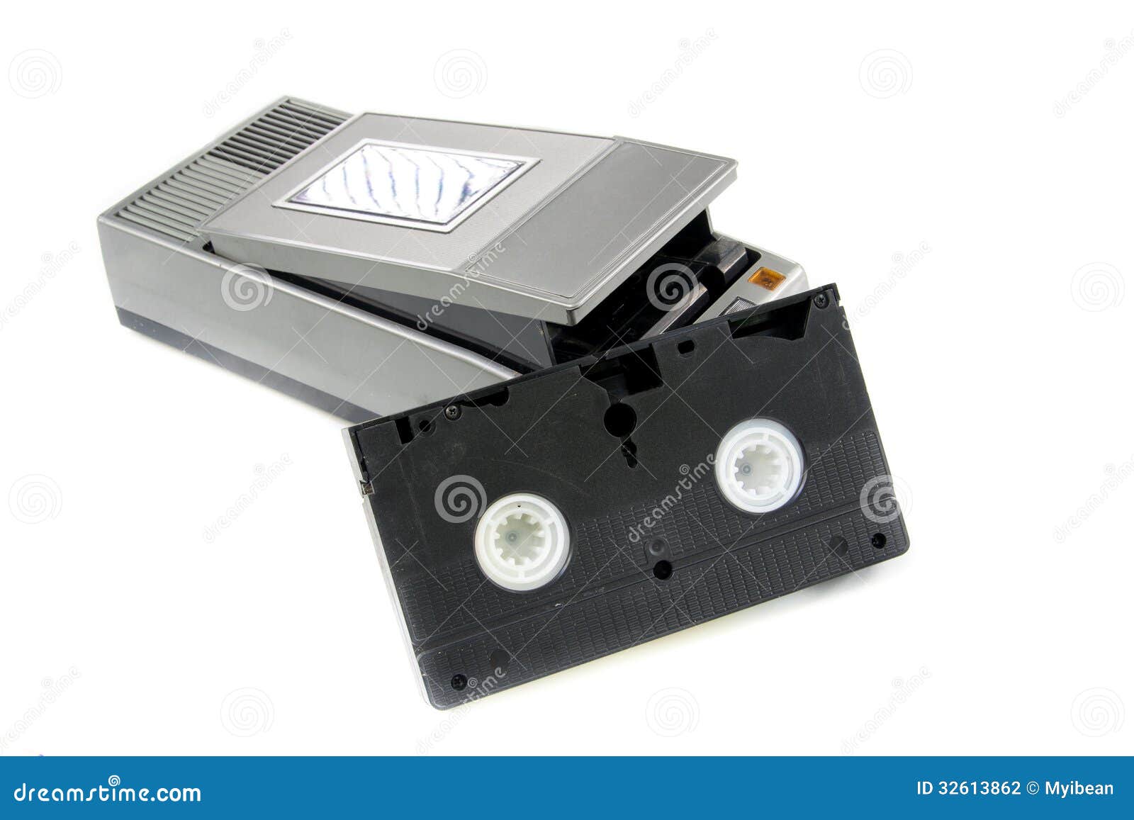 VHS Rewinder and Vhs Video Tape Stock Photo - Image of 35mm, blank ...