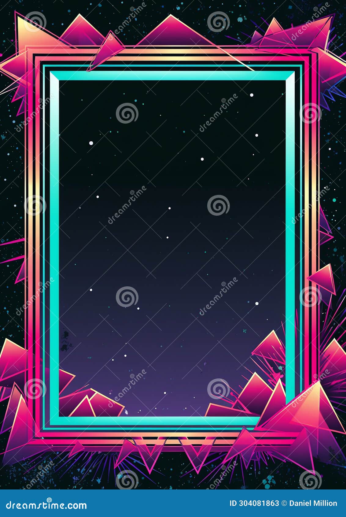 VHS Tape Style Frame 80s Retro Nostalgic Stock Image | CartoonDealer ...