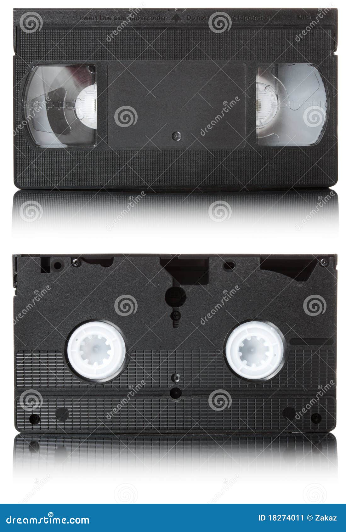 VHS video tape | Isolated stock image. Image of classic - 18274011
