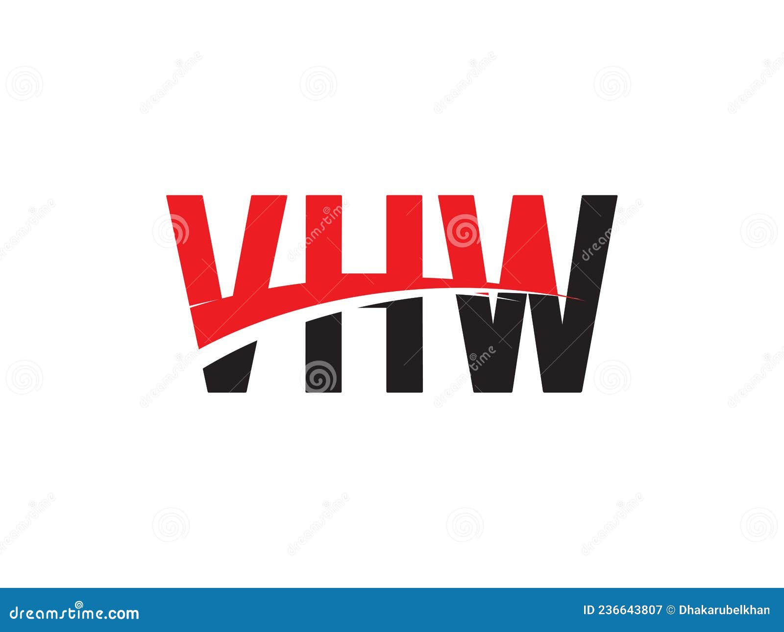 VHW Letter Initial Logo Design Vector Illustration Stock Vector ...
