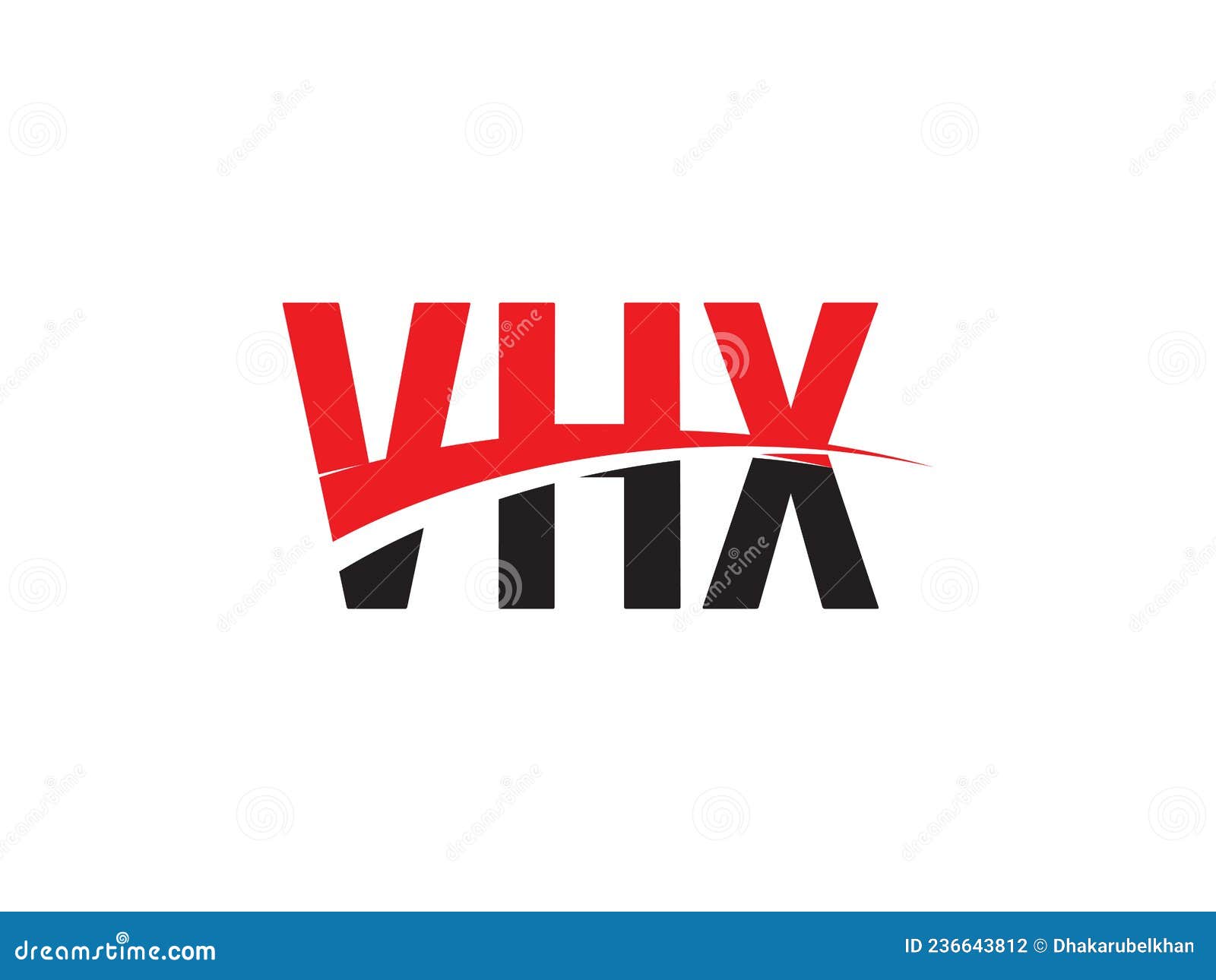 VHX Letter Initial Logo Design Vector Illustration Stock Vector ...