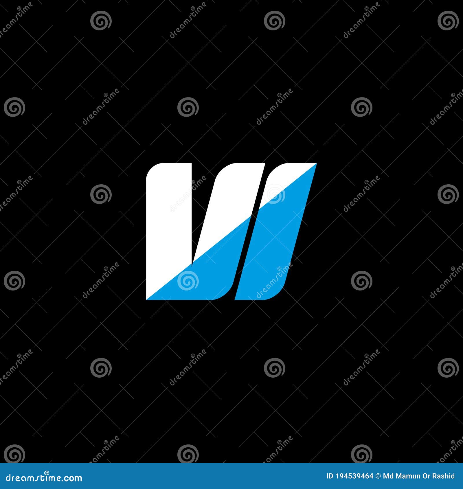 VI Letter Logo Design on Black Background. VI Creative Initials Letter ...