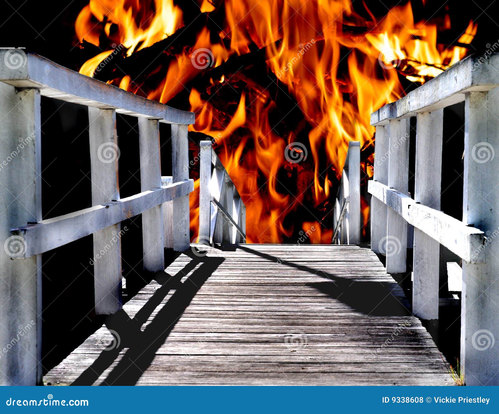 Via all'inferno fotografia stock. Immagine di decisione - 9338608