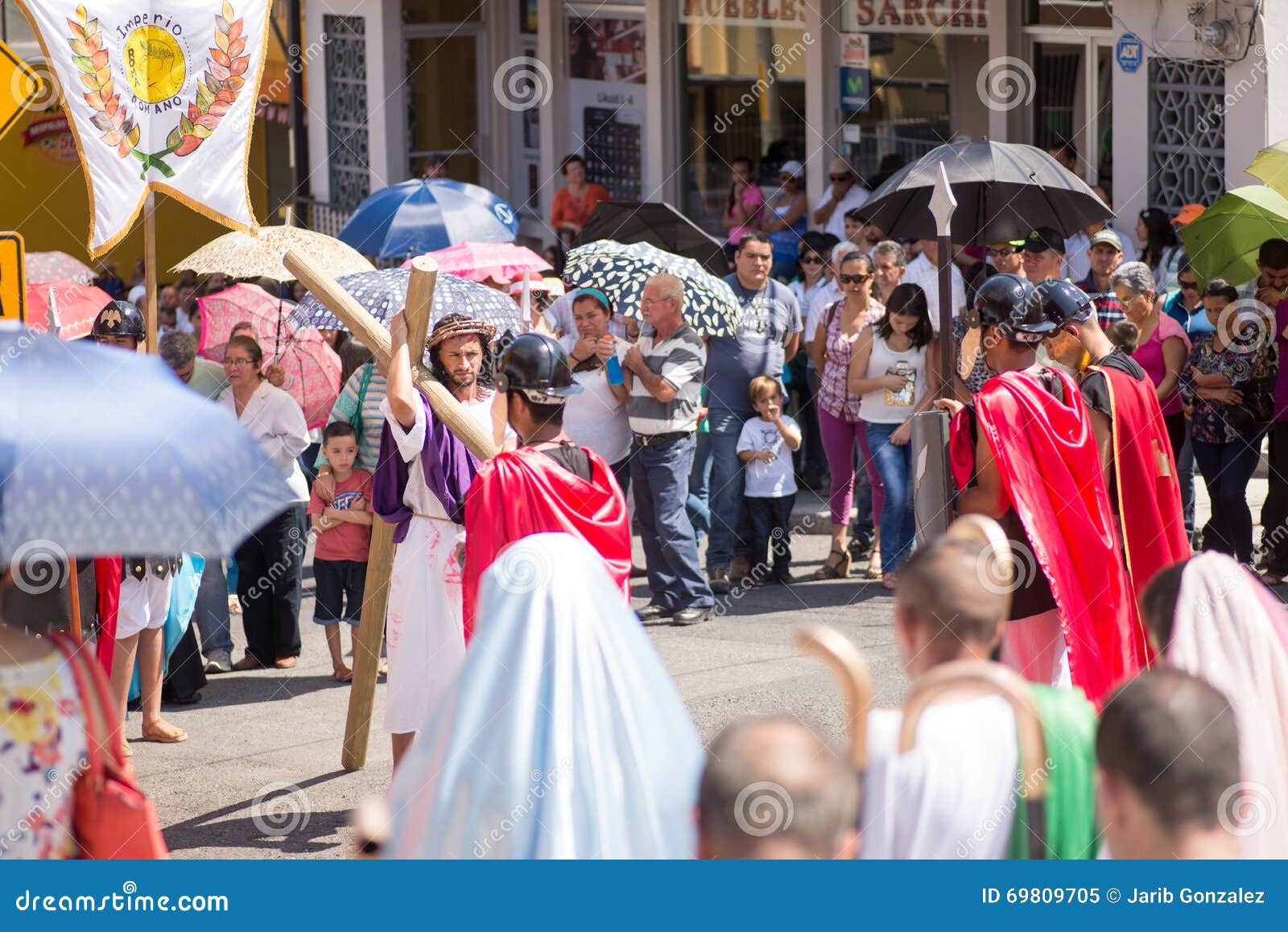Via Crucis Celebration editorial image. Image of religion - 69809705