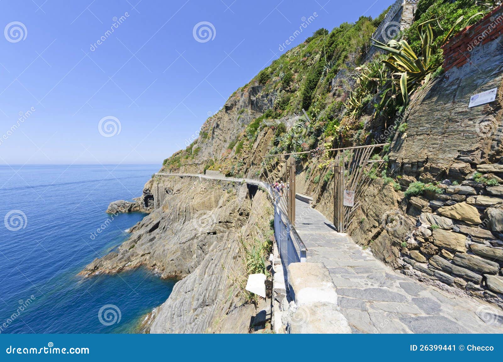 Via Dell Amore in Riomaggiore, Italy Stock Image - Image of ...