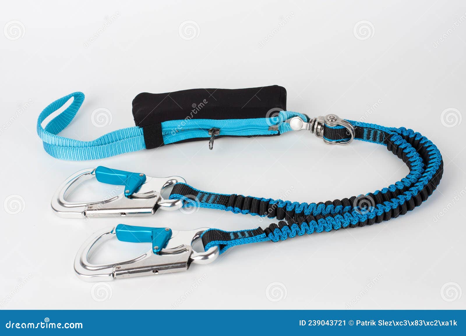 Via Ferrata Set, One Touch Carabiners, Elastic Safety Branches with ...