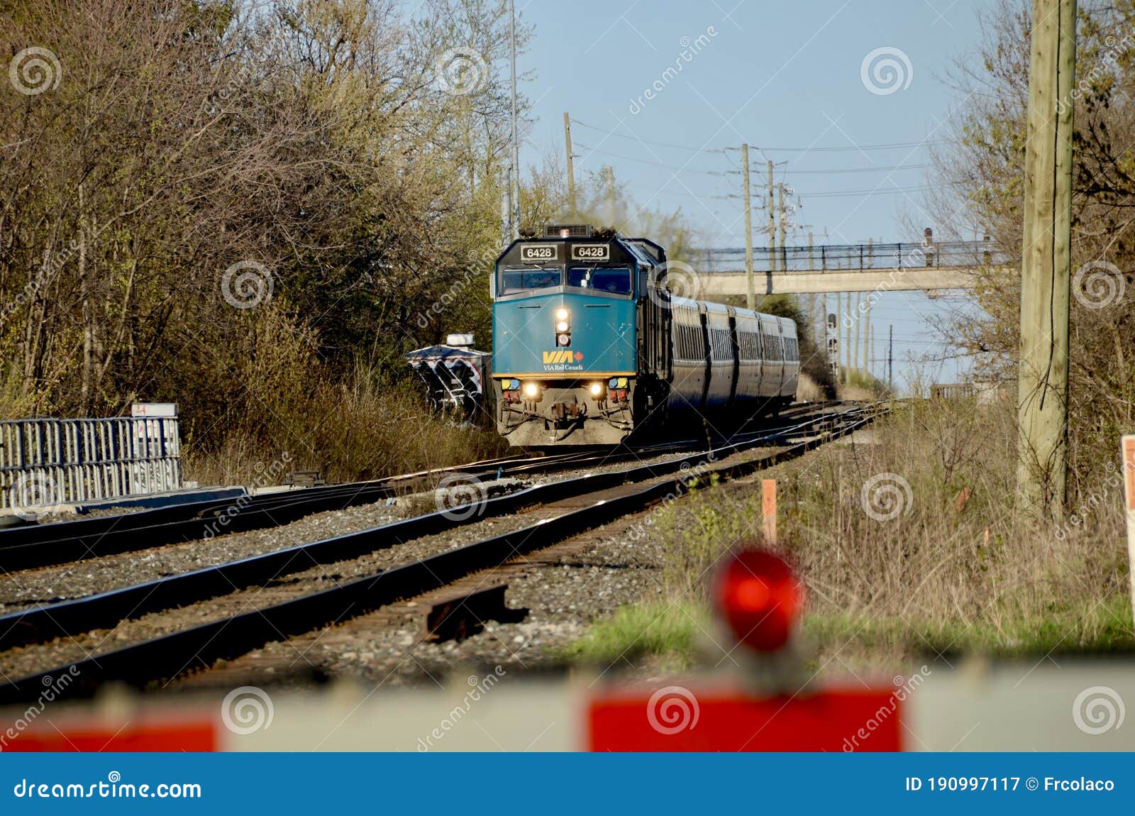 Via Rail Canada Passenger Train Editorial Photography - Image of ...