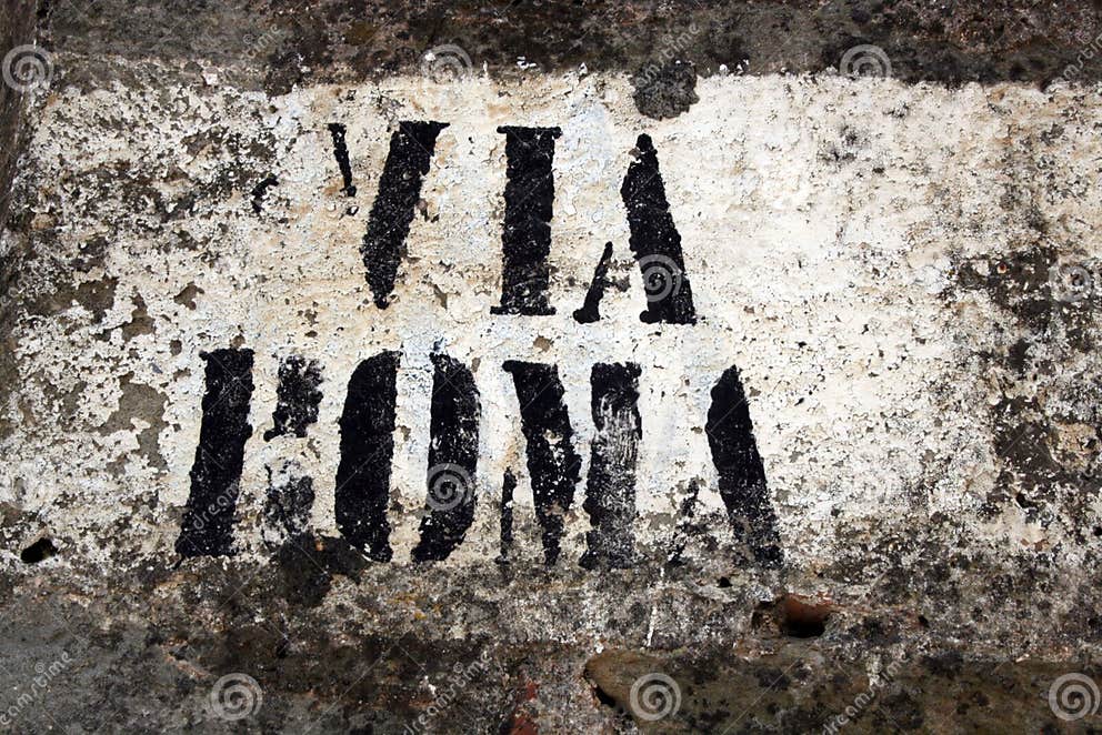 Via Roma stock image. Image of italian, travel, rome, sicily - 6075971