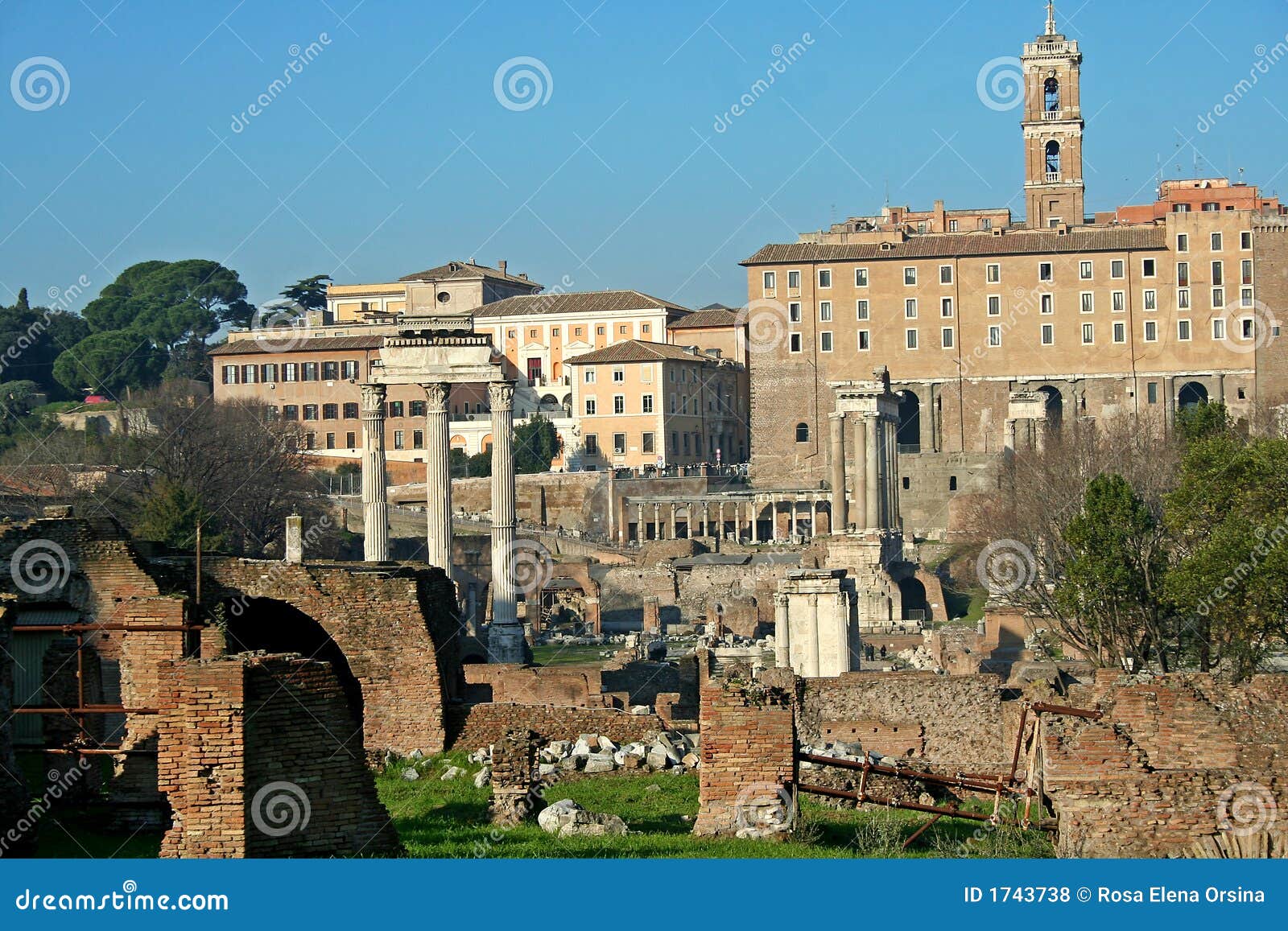 The Via Sacra in Rome stock photo. Image of romolo, imperator - 1743738