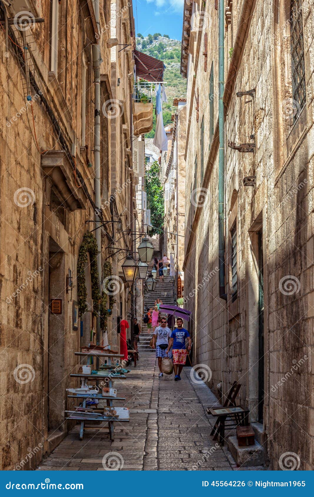 Via Stretta in Ragusa, Croazia Fotografia Editoriale - Immagine di ...