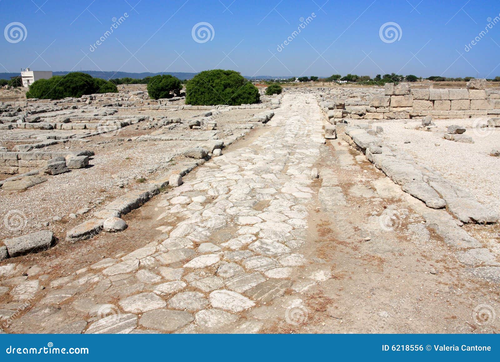 Via Traiana at Gnatia, Italy Stock Photo - Image of ruins, gnatia: 6218556