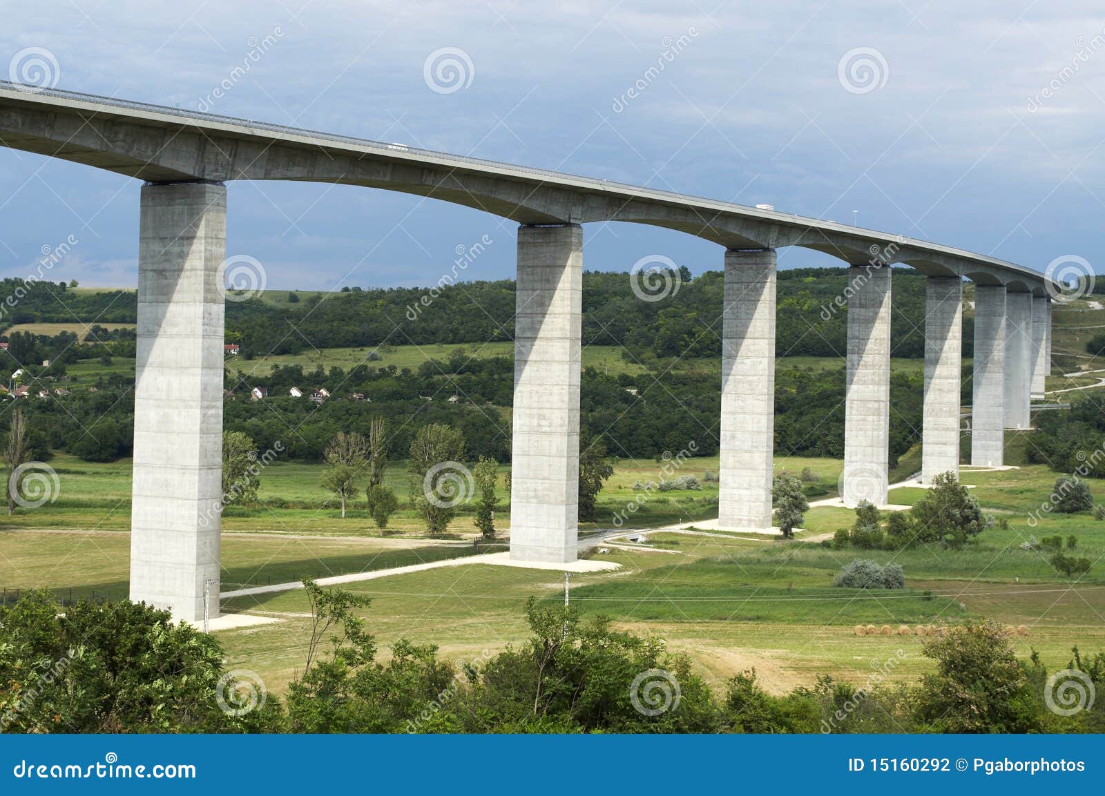 Viaduct stock photo. Image of tourism, city, curved, road - 15160292