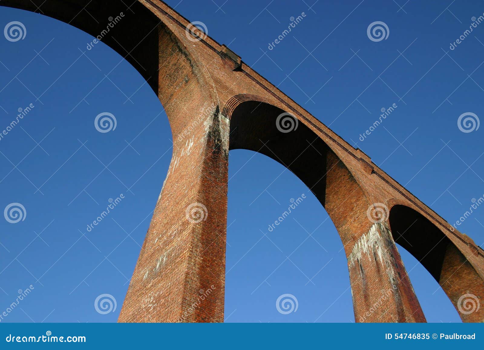 Viaduct arches. stock image. Image of disused, danger - 54746835