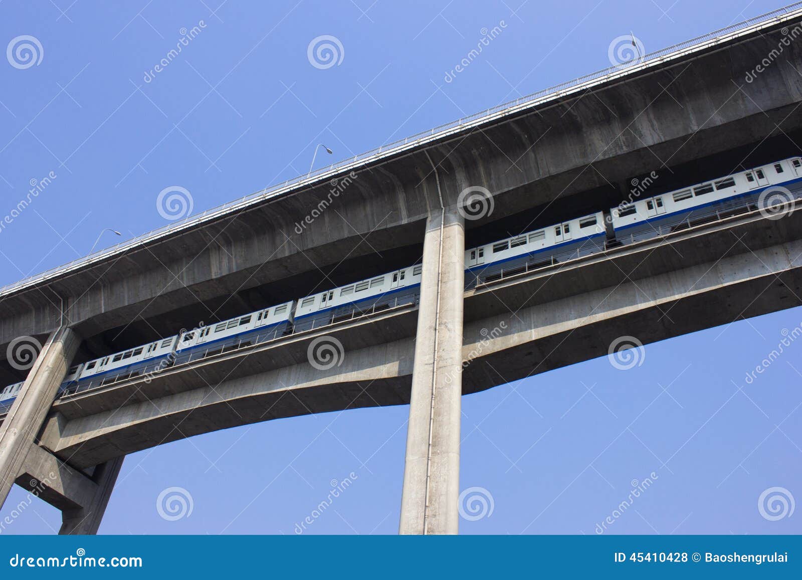 Viaduct stock photo. Image of high, city, building, line - 45410428