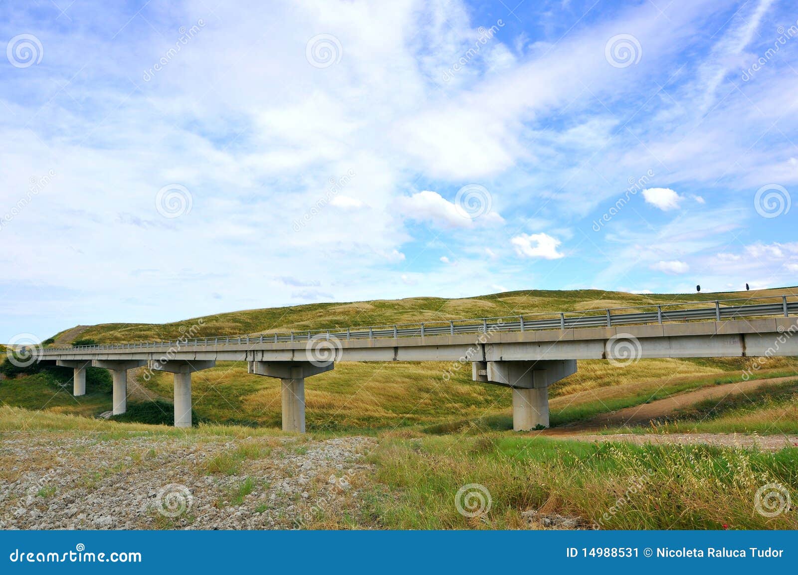 Viaduct in Italy stock image. Image of landscape, field - 14988531