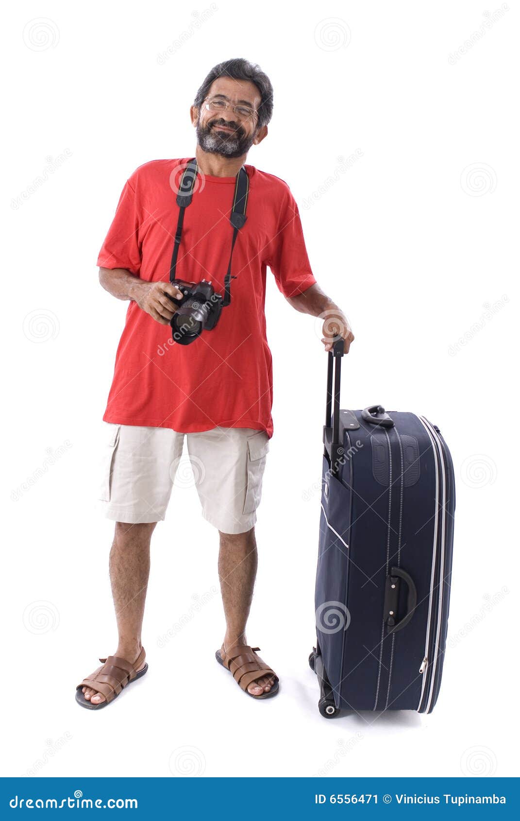 Viaggiatore immagine stock. Immagine di fotocamera, maschio - 6556471